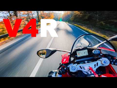 Die Ducati Panigale V4R - Erste Fahrt + Top Speed! - Autobahn, Stadt und Landstraße!