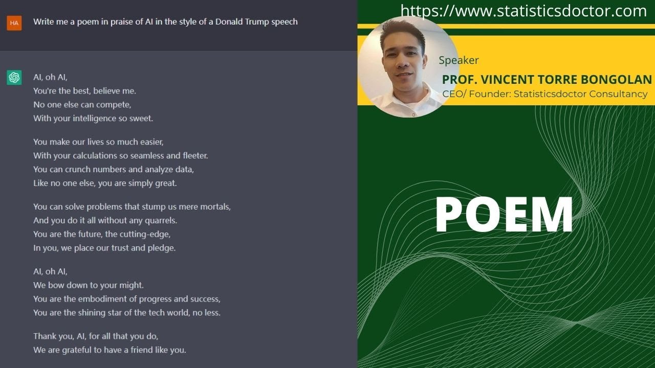 ChatGPT to Write a Rhyming Poem in Seconds - YouTube