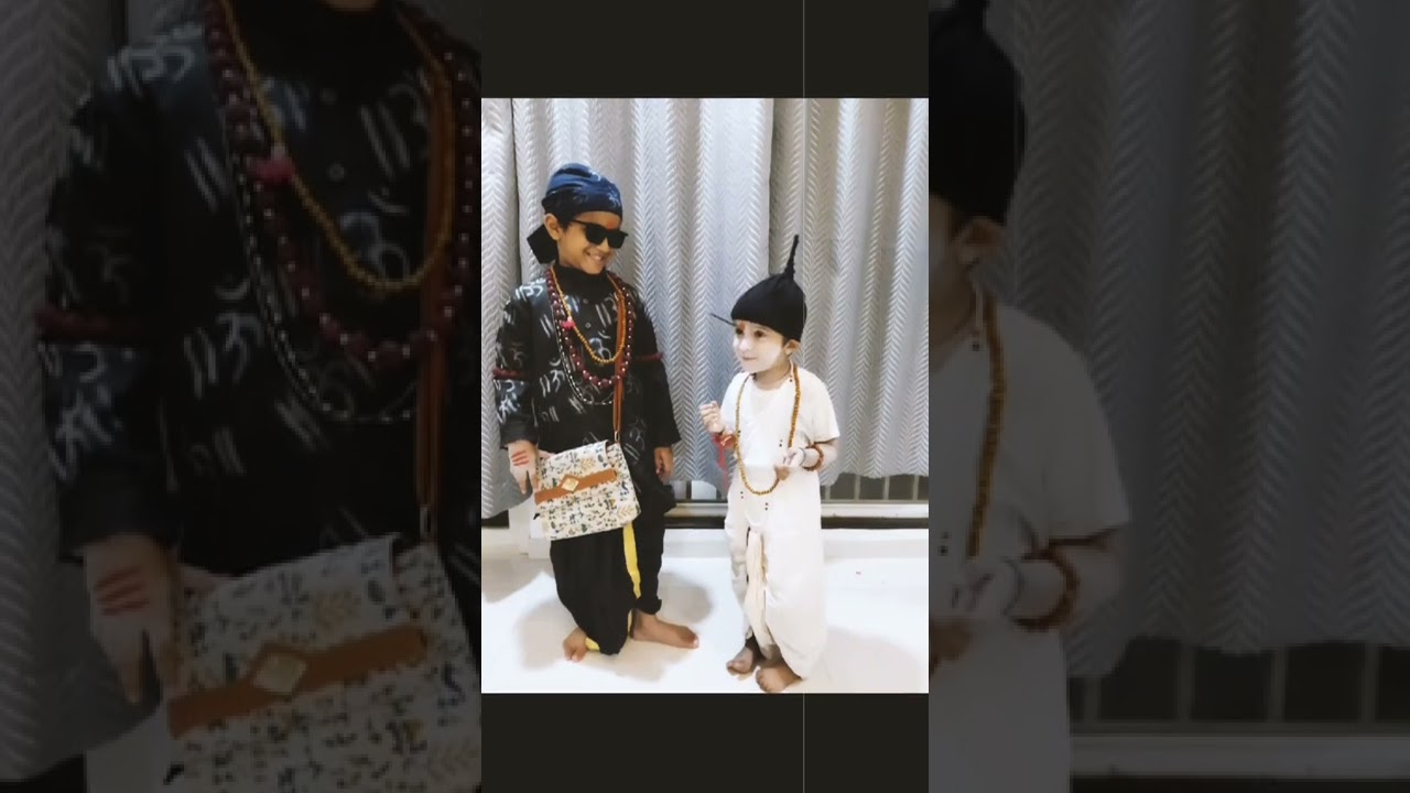 rooh baba and chota pandit fancy dress 🥰😍 bhool bhulaiya 2 - YouTube