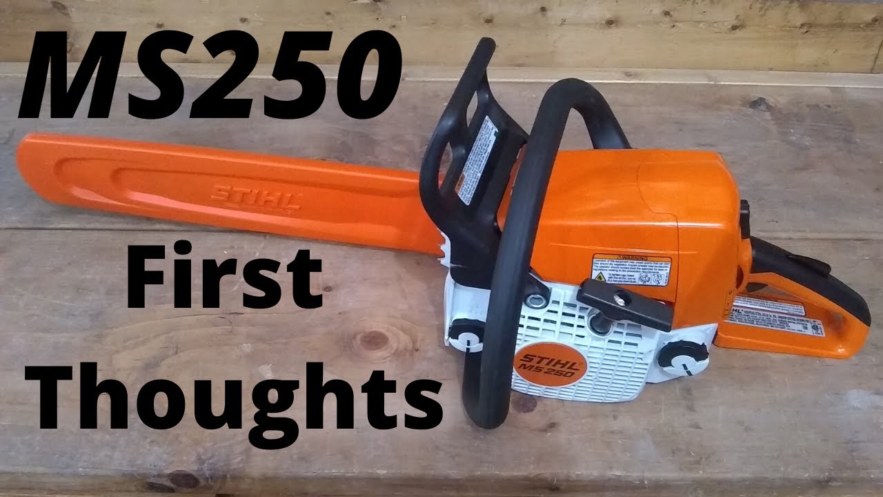Stihl MS250 Unboxing - YouTube