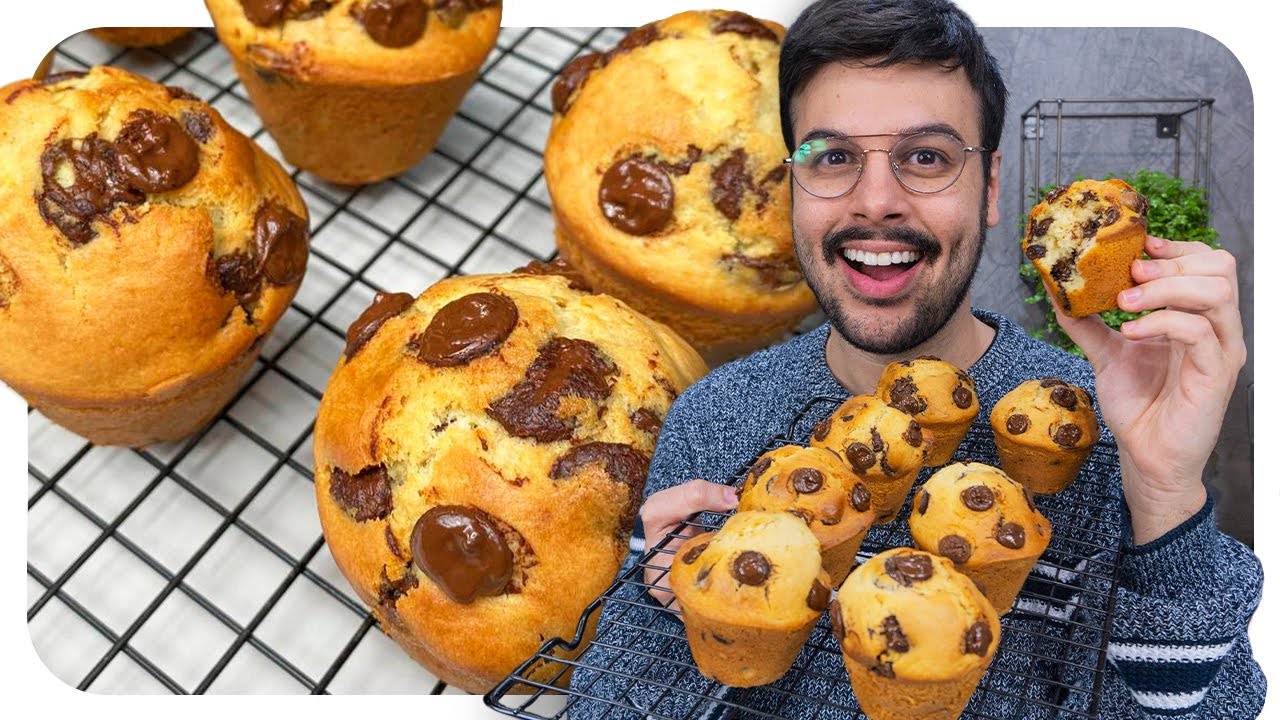 O VERDADEIRO MUFFIN AMERICANO, RÁPIDO DE FAZER | Thigas Ribeiro - YouTube