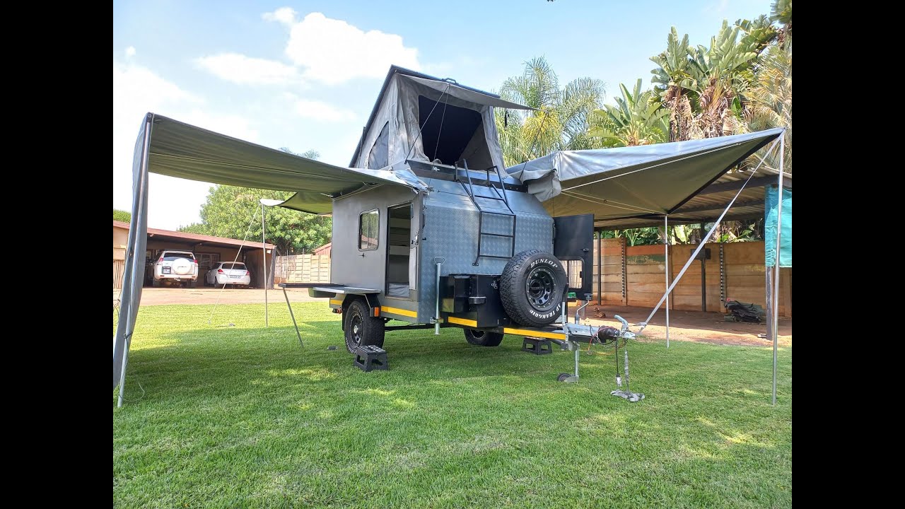 DIY Overlander Teardrop/Square drop camper build - YouTube