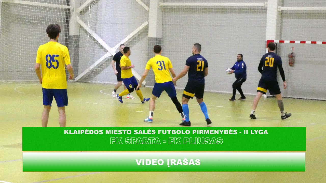 FK SPARTA – FK PLIUSAS 4-2 (2-2) [RUNGTYNĖS] - YouTube