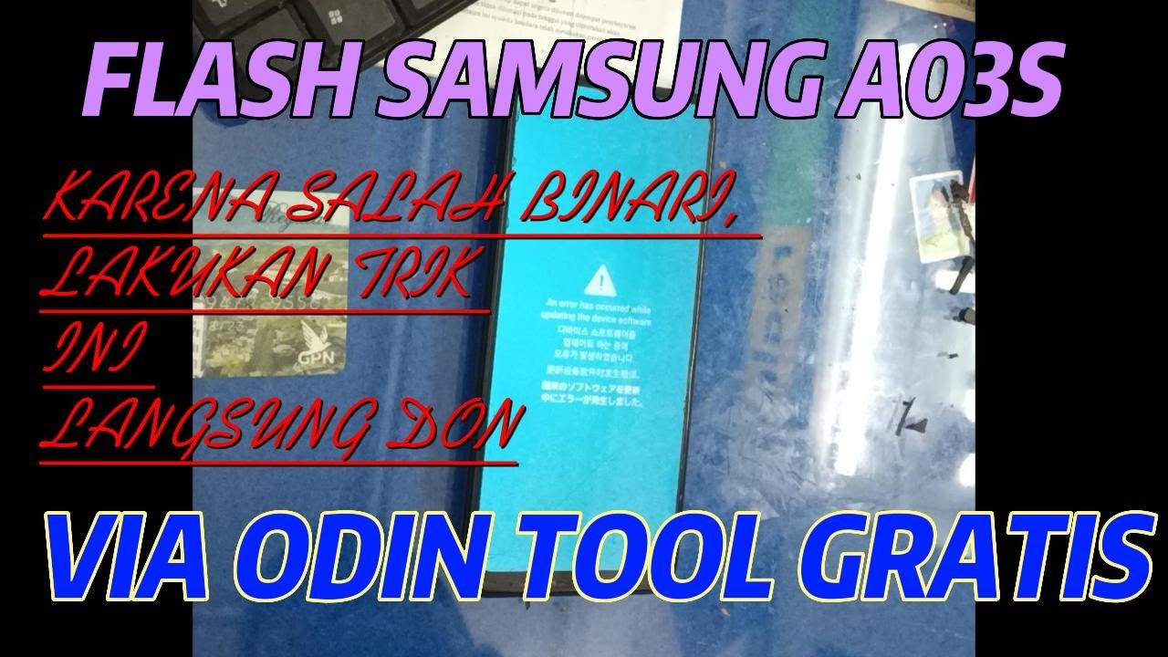 Flash Samsung A03S (A037F) Via Odin, Easy and Free. - YouTube