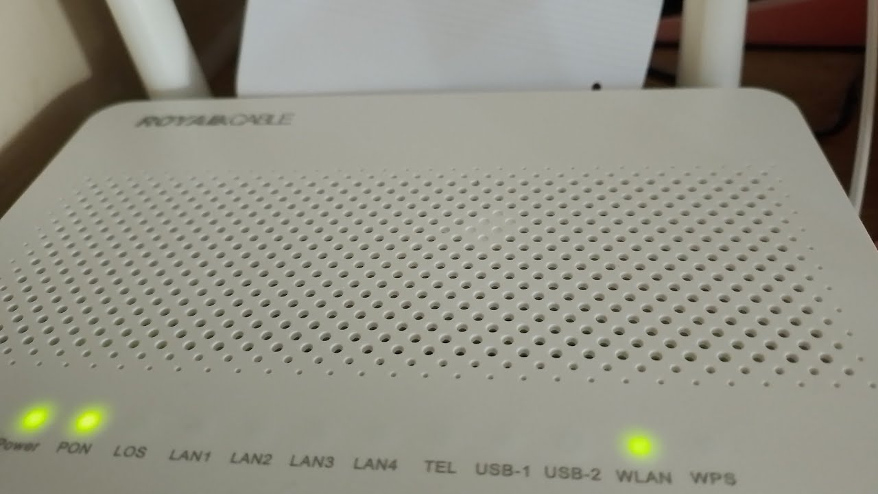 Upgrade to 100mbps and installation of new modem (RoyalCable ...