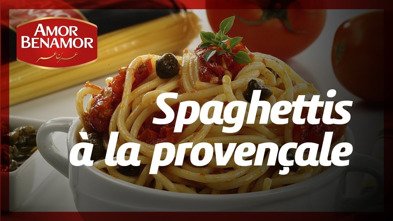 Spaghetti provençale - YouTube
