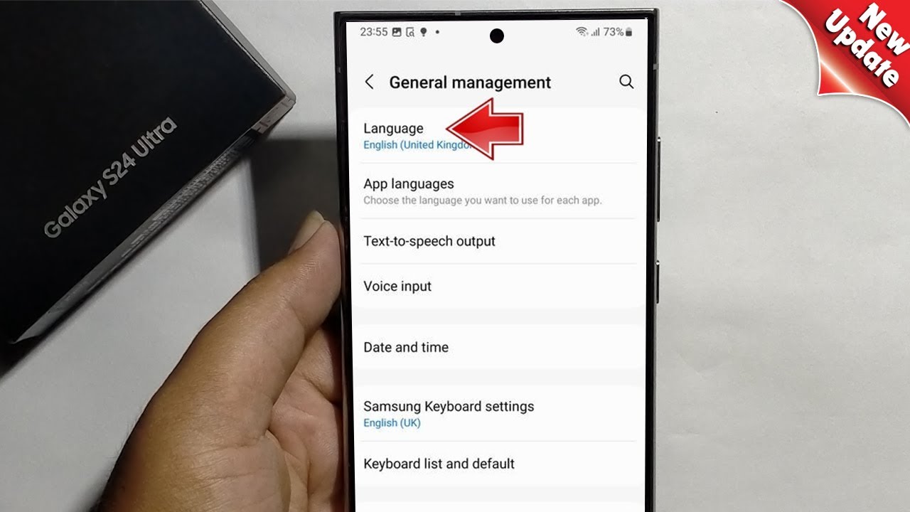 How To Add languages To Keyboard Samsung Galaxy S24/S24 Ultra - YouTube