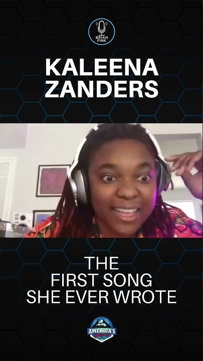 KALEENA ZANDERS | The 1st Song She Ever Wrote - YouTube
