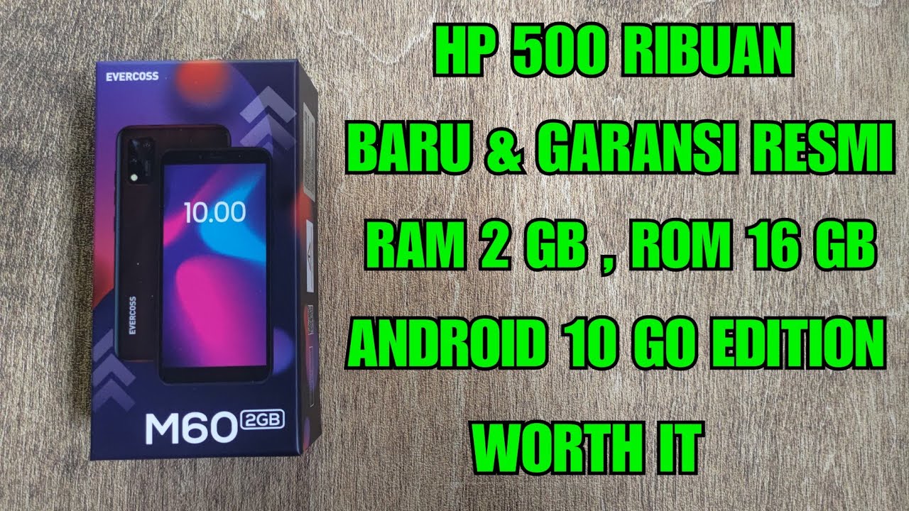 UNBOXING EVERCOSS M60 . HP 500 RIBUAN BARU & GARANSI RESMI - YouTube