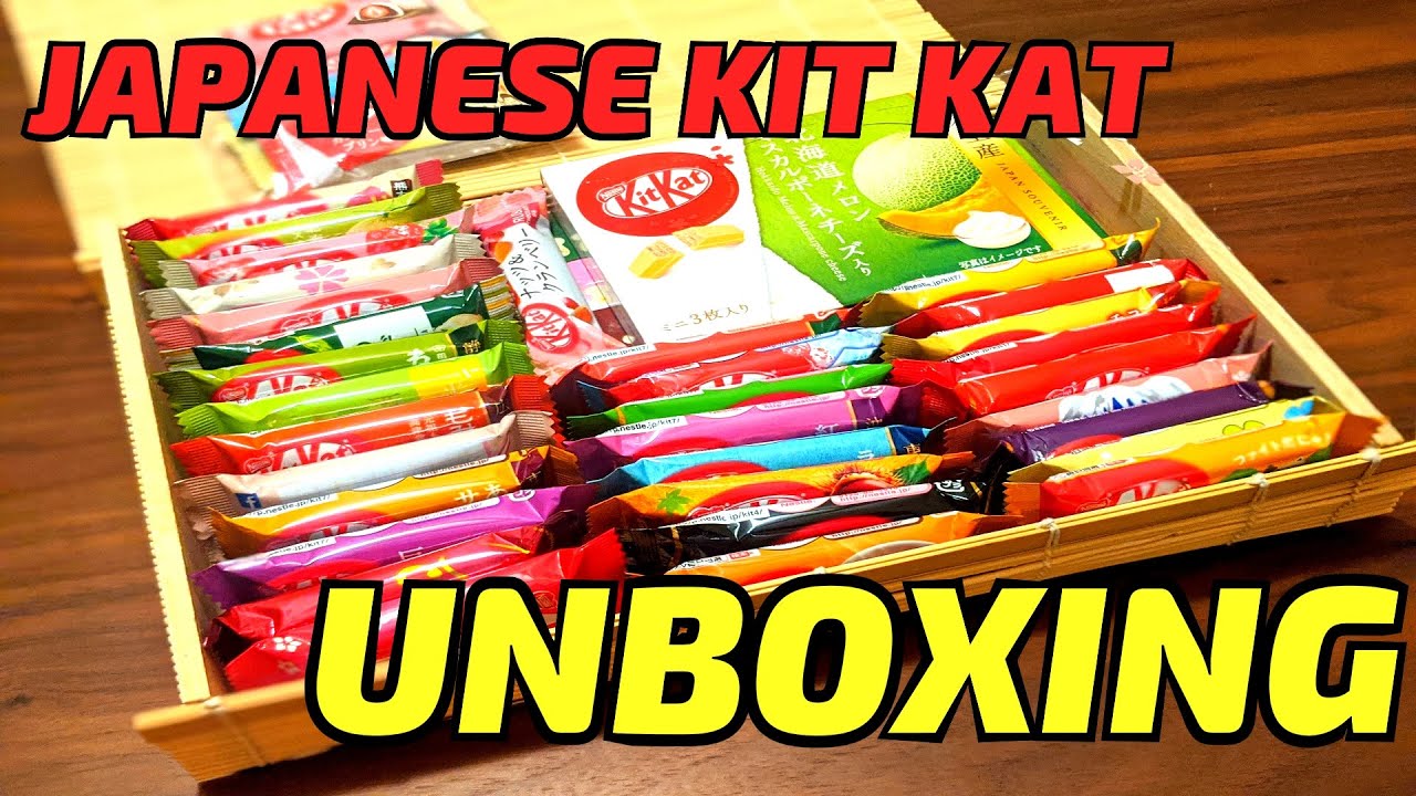 Unboxing Japanese Kit Kat box from Ebay! - YouTube