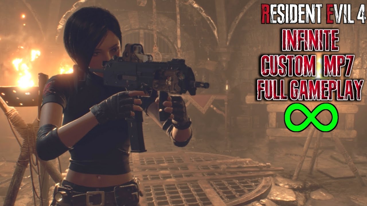 INFINITE CUSTOM MP7 ONLY!! Full Gameplay - Resident Evil 4 Remake Separate Ways - YouTube