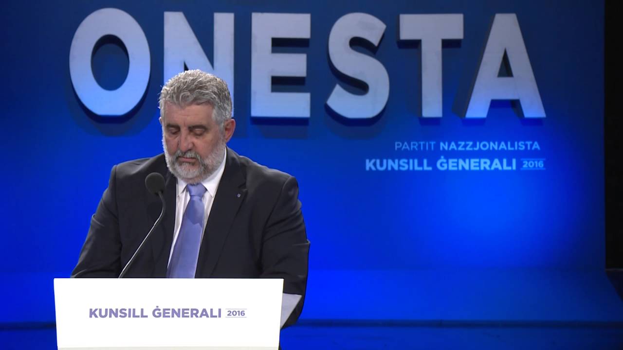 Mario Rizzo Naudi | Kunsill Ġenerali 2016 - YouTube