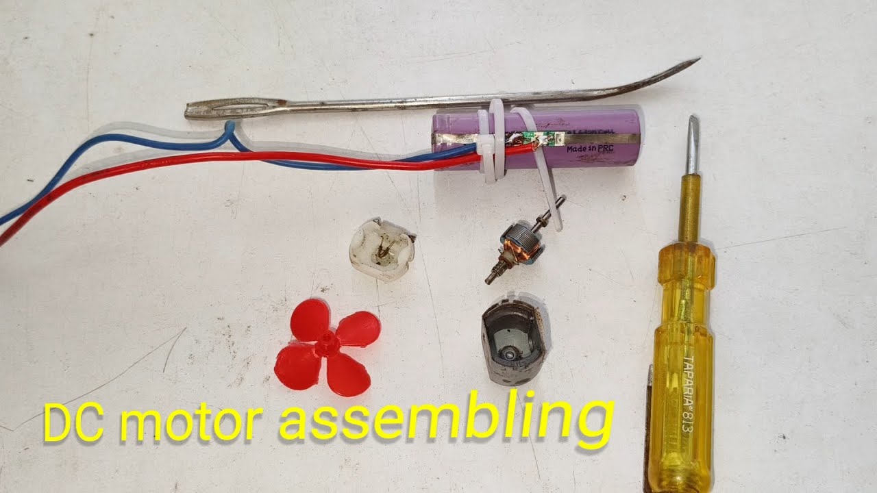 How to Assemble a Small DC Motor | Step-by-Step Guide! - YouTube