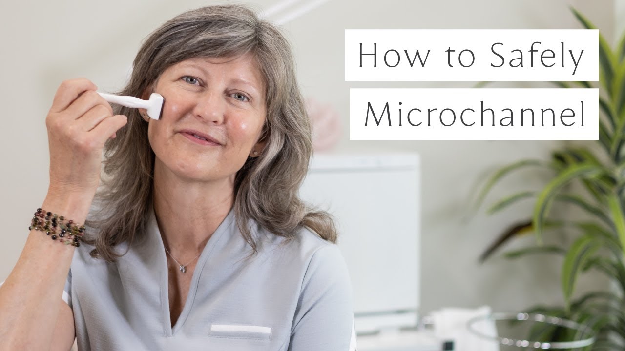 How To Use A Microchanneling Stamp For A Home Facial | AnteAGE - YouTube