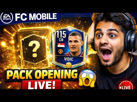 🔴 Fc Mobile Live Today | Pack Opening & Player Review - YouTube