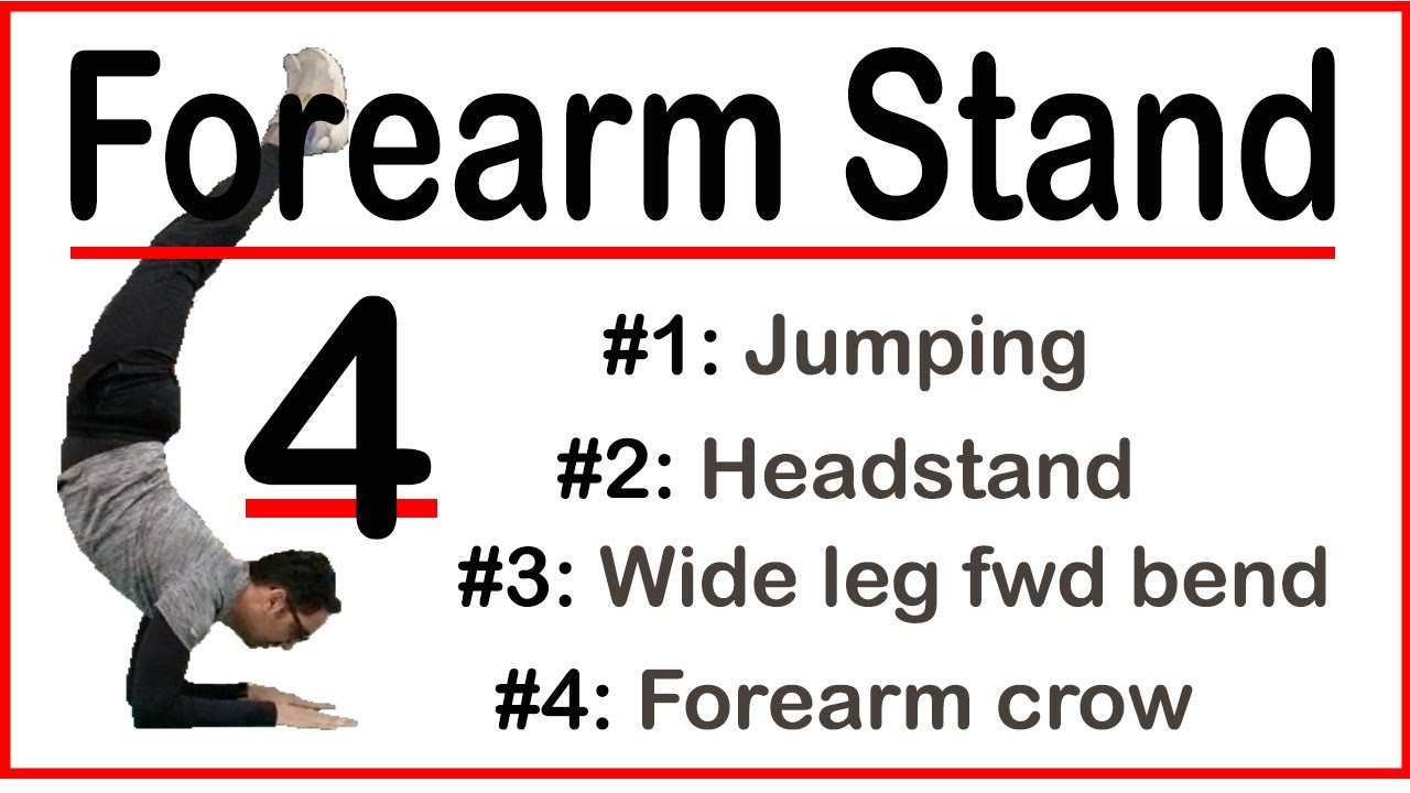 Forearm Stand: 4 Ways - YouTube