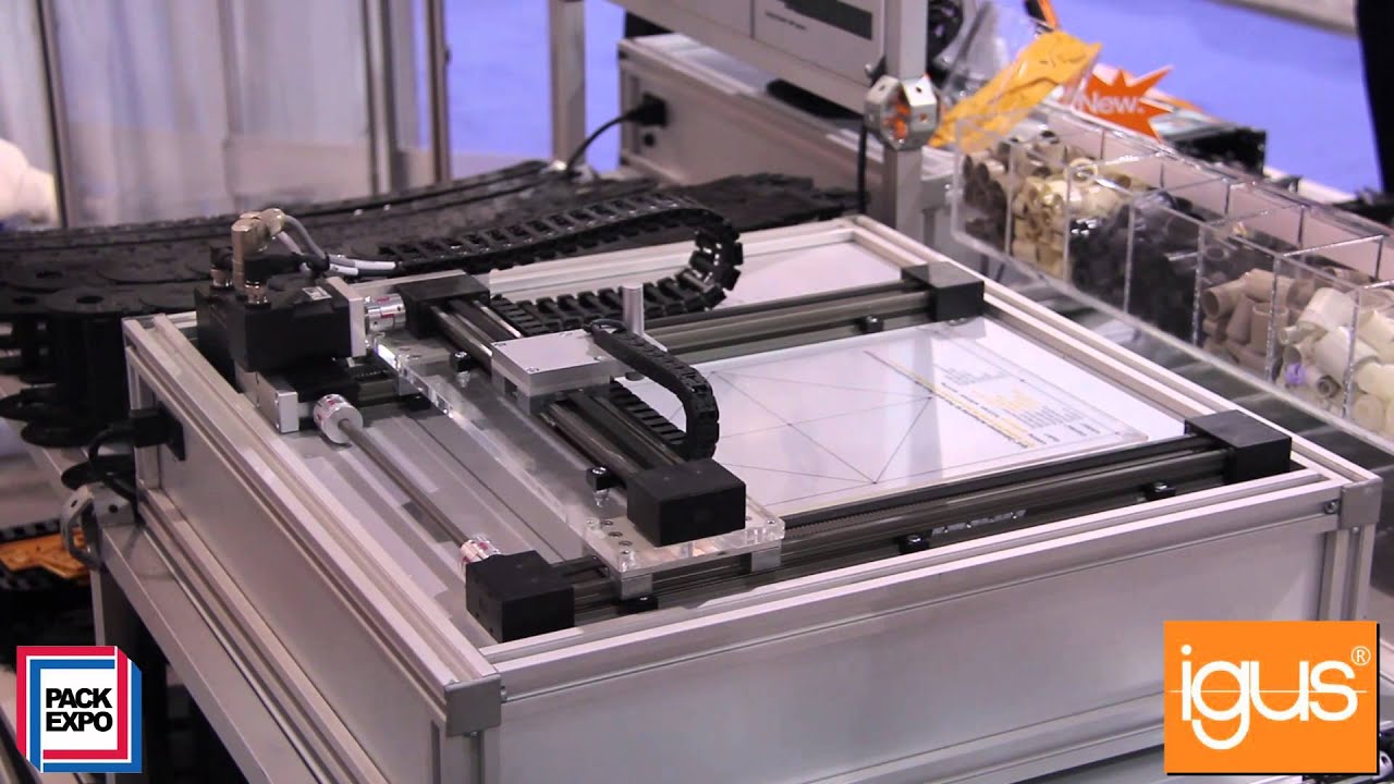 Igus - Pack Expo 2013 - ZLW Belt Drives - YouTube