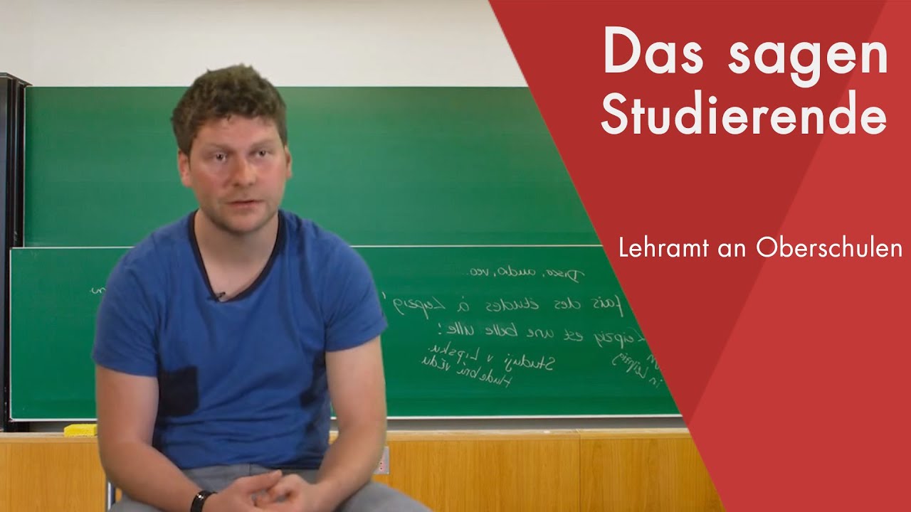 "Das sagt der Student" | Lehramt an Oberschulen studieren - YouTube