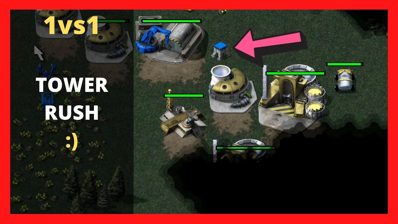 "Tower Rush..." 1vs1 | Command and Conquer Remastered Multiplayer ...