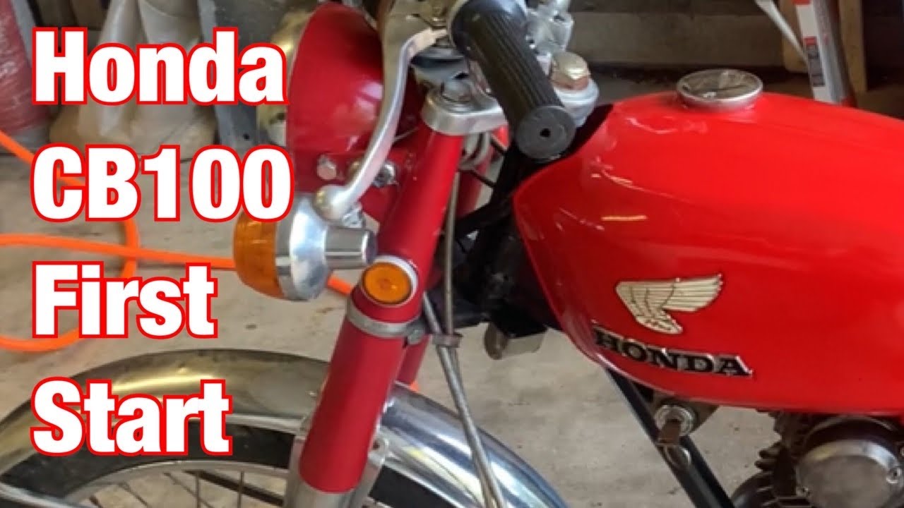 1971 Honda CB100 Barn Find First Start: She’s a Runner! - YouTube