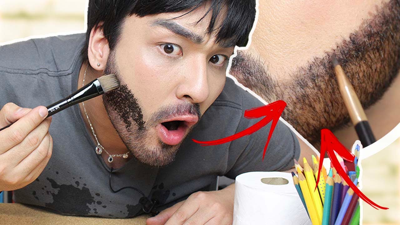 MICROPIGMENTACÃO DE BARBA EM CASA | BARBA CHEIA E SEM FALHAS EM 10 ...