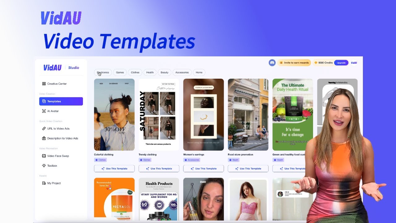 How to use VidAU video templates to create viral videos fast - YouTube