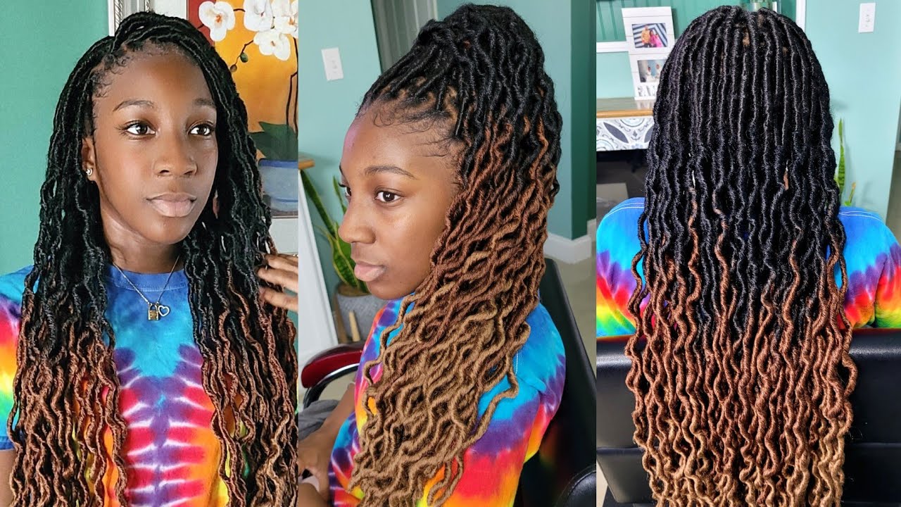HOW TO DO CROCHET FAUX LOCS TO LOOK LIKE REAL LOCS | Single Crochet ...