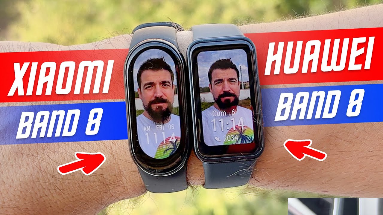 BÜYÜK KAPIŞMA! Xiaomi Mi Band 8 VS Huawei Band 8 - YouTube