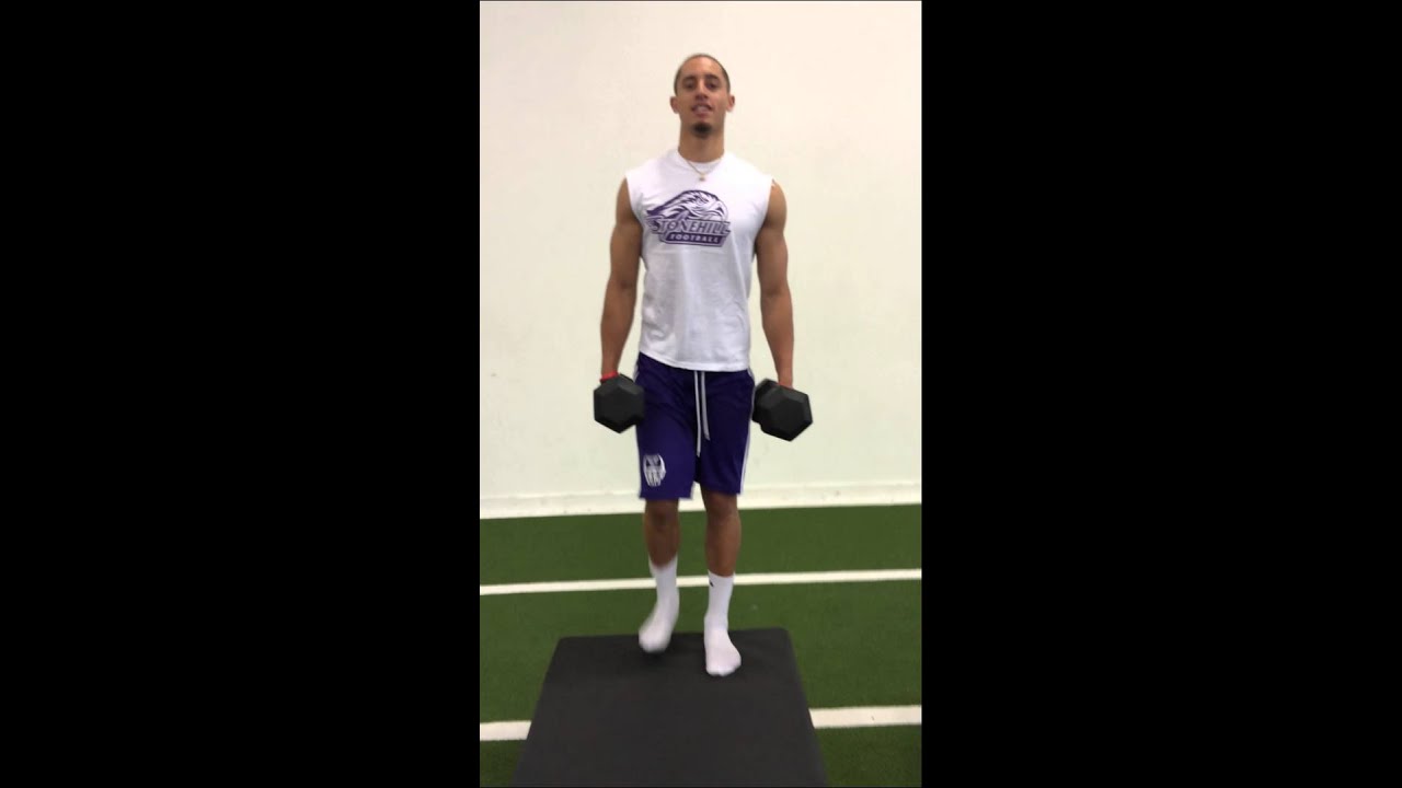 DB Rotational Step Ups - YouTube