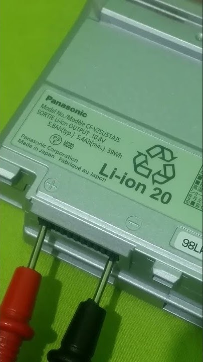 cara cek baterai laptop masih bagus apa tidak, menggunakan avometer digital. kutub positif ...