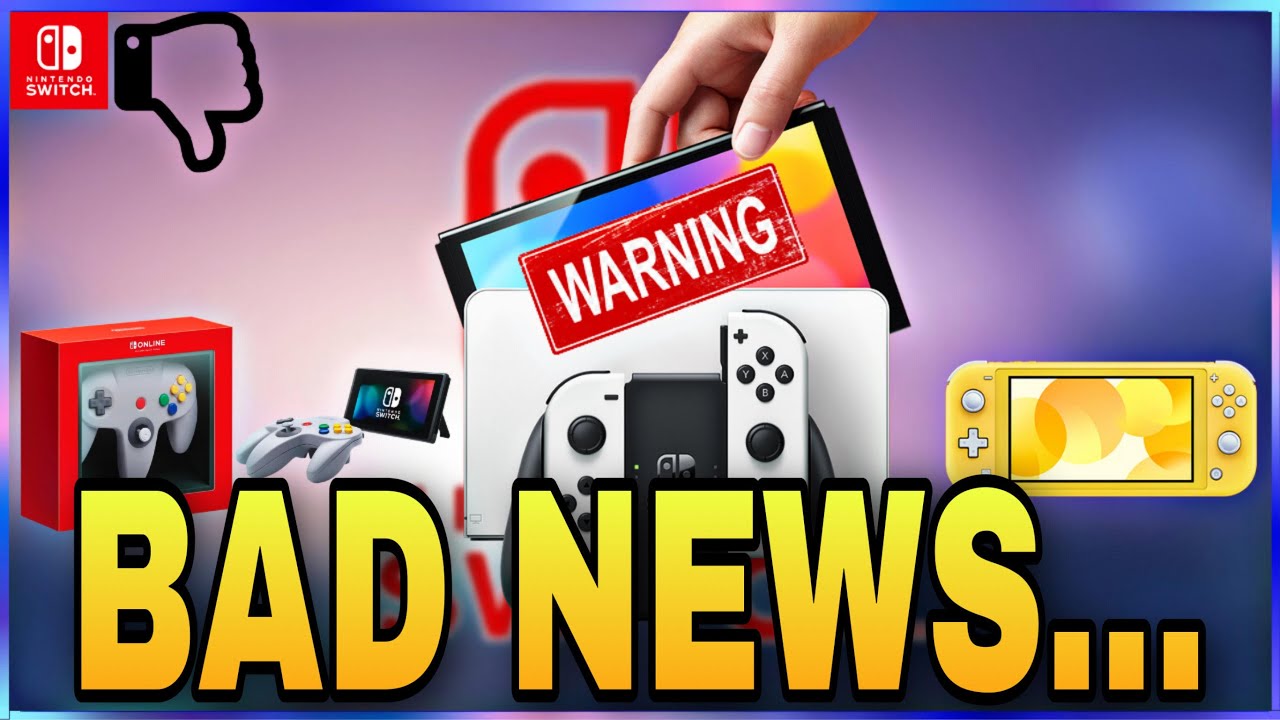Nintendo Switch BIG WARNING For Future of Games... + Nintendo Switch ...