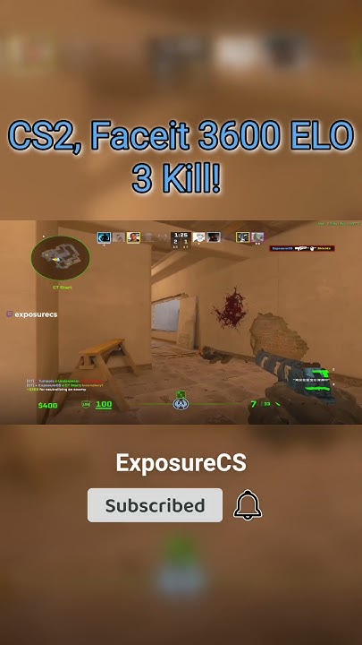 CS2, Faceit 3600 Elo, 3 Kill! #shorts #cs2 #keşfet #cs2clips #cs2highlights #csgo # ...