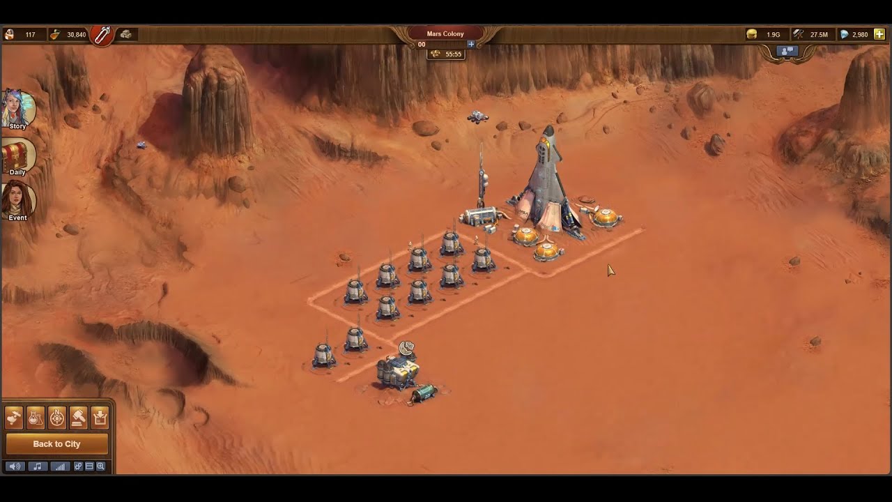 Forge of Empire Space Age Mars - YouTube