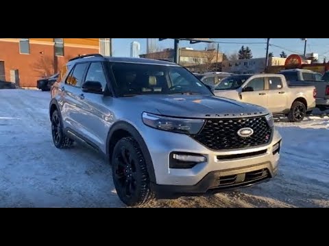 2021 Ford Explorer ST | Iconic Silver Metallic - YouTube