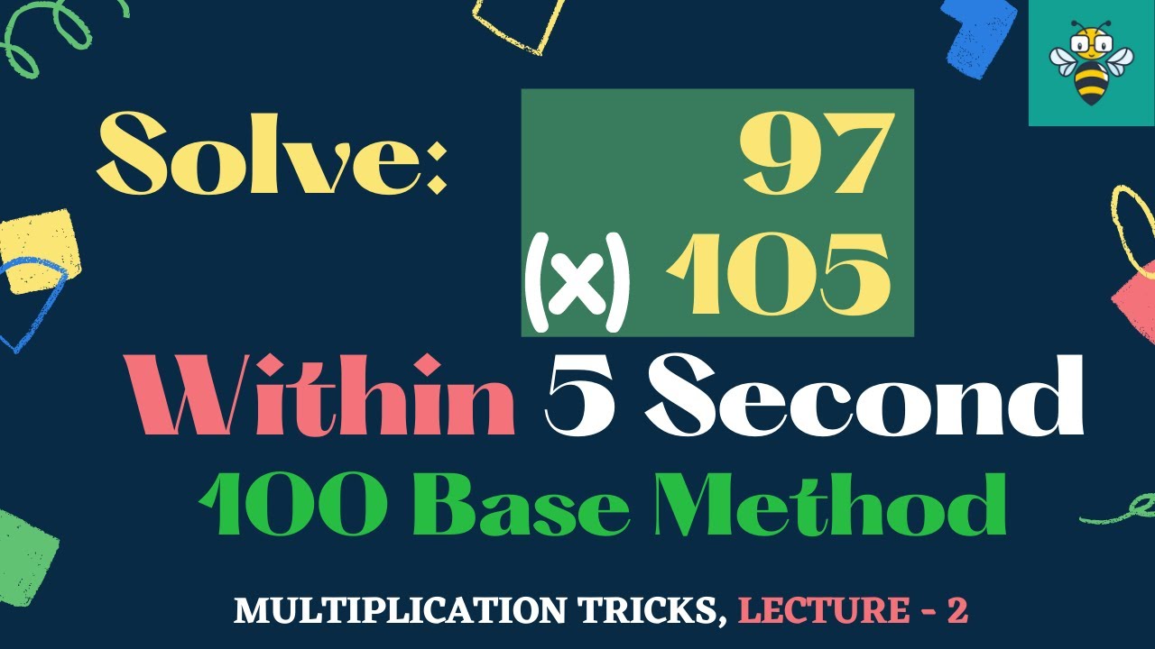 100 base method | Vedic Maths Multiplication | Vedic Maths Full Course ...