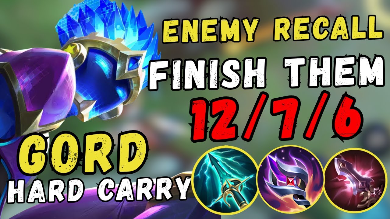 How To Punish Enemy Recall 😂😂 Gord Top Global Build 🔥🔥 Gord Gameplay ...
