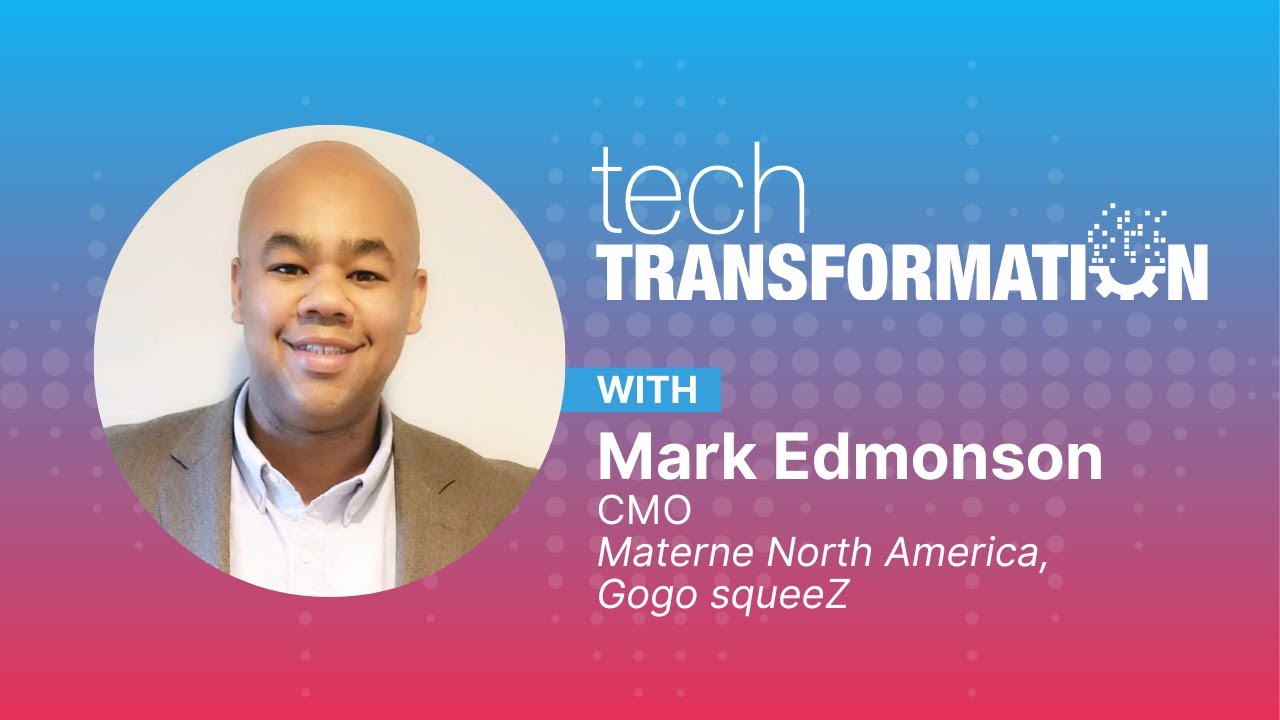 Gogo SqueeZ CMO Mark Edmonson On Building Data Foundations - YouTube
