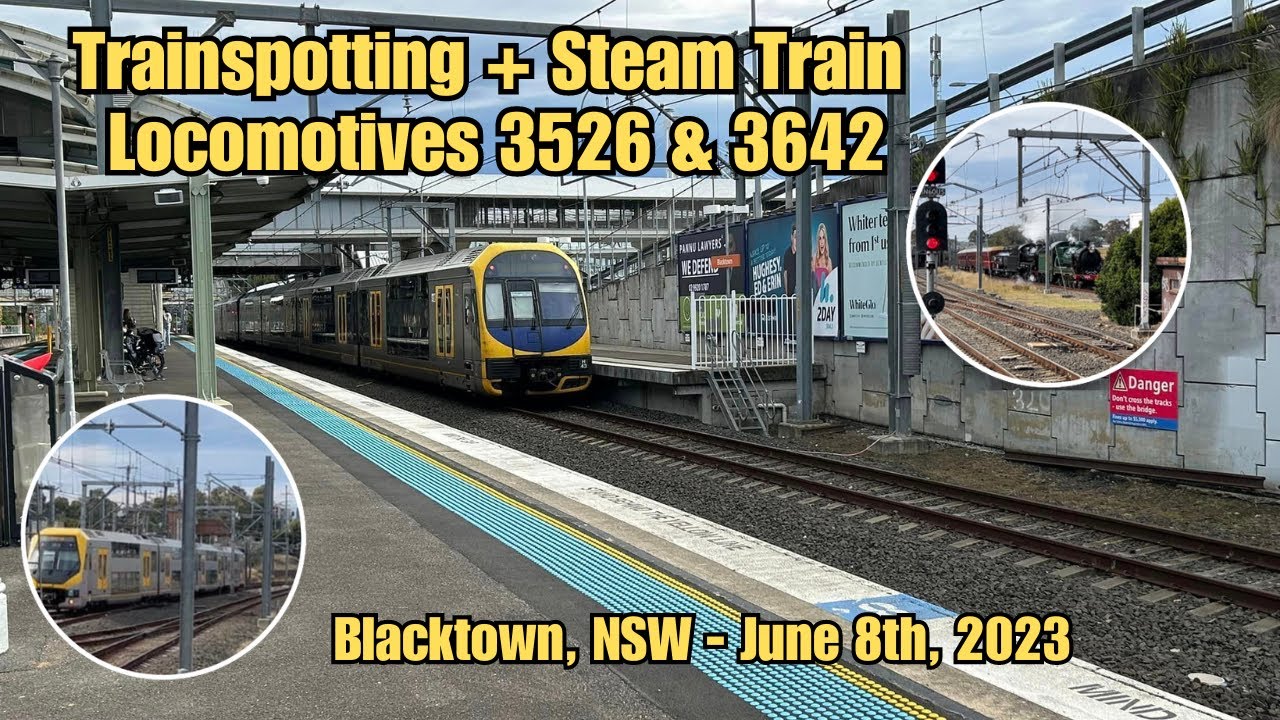 Trainspotting + Steam Train Locomotives 3526 & 3642 | Blacktown, NSW ...