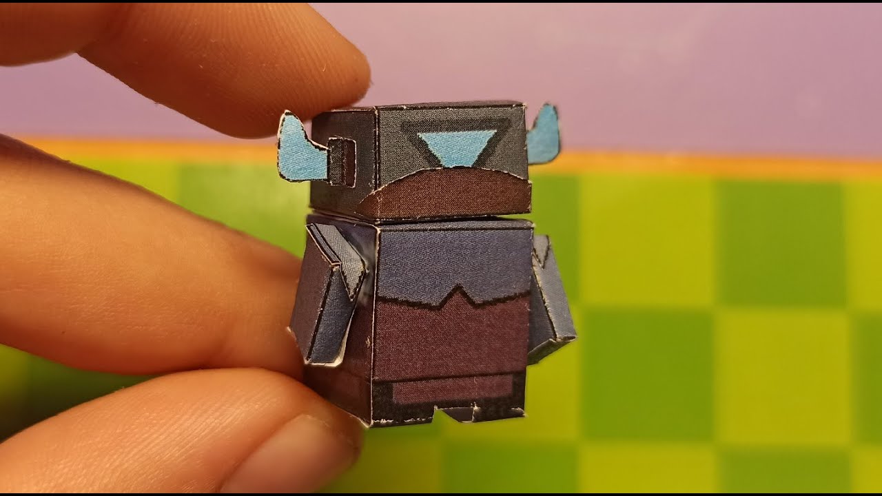 Papercraft Mini Pekka. Day 3 of creating Clash Mini Board Game - YouTube