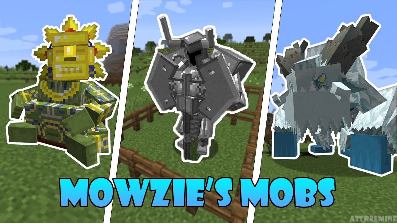 MINECRAFT MODS | NUEVOS JEFES EN MINECRAFT | MODS DE MINECRAFT | Mowzie ...