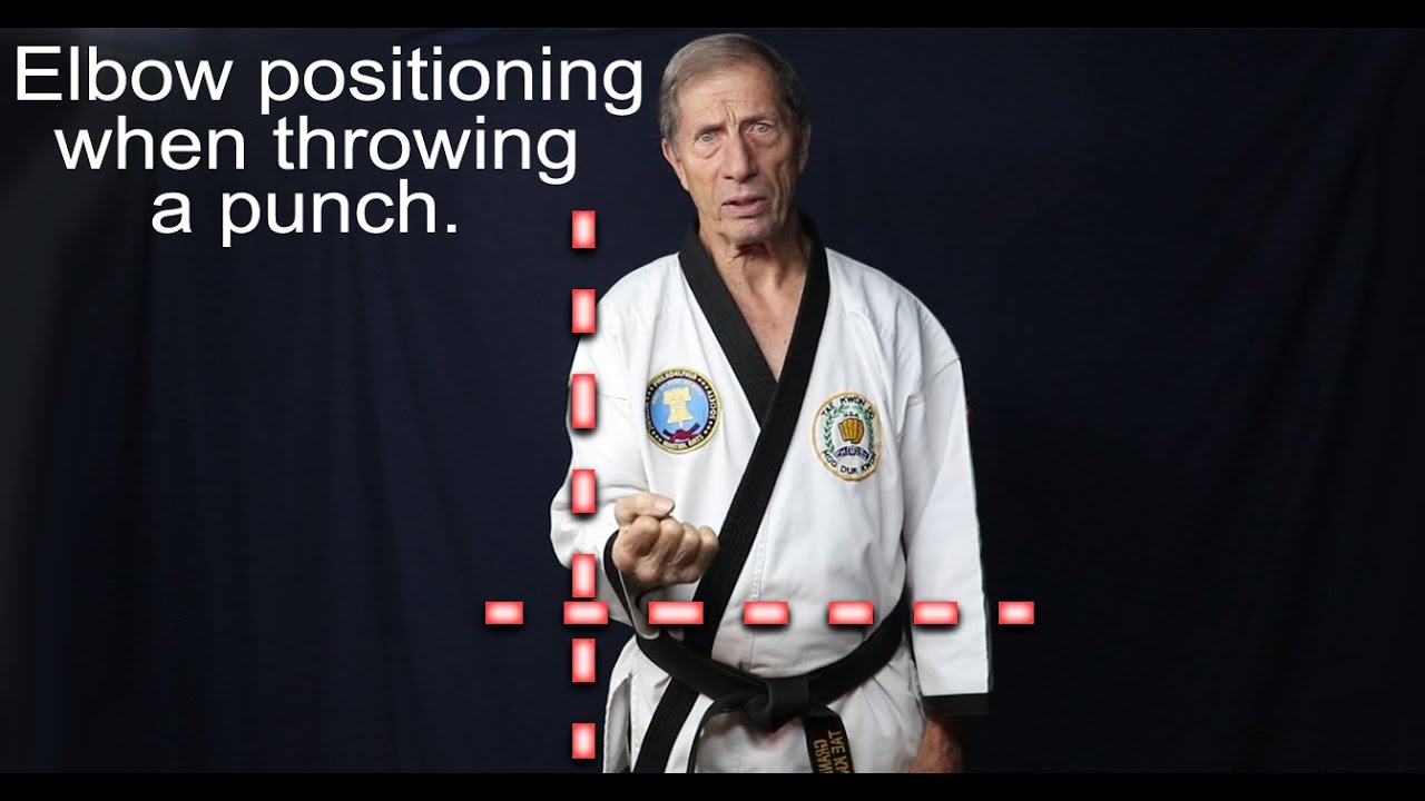 Martial Arts Lesson in One Minute: Proper Elbow Position When Throwing ...