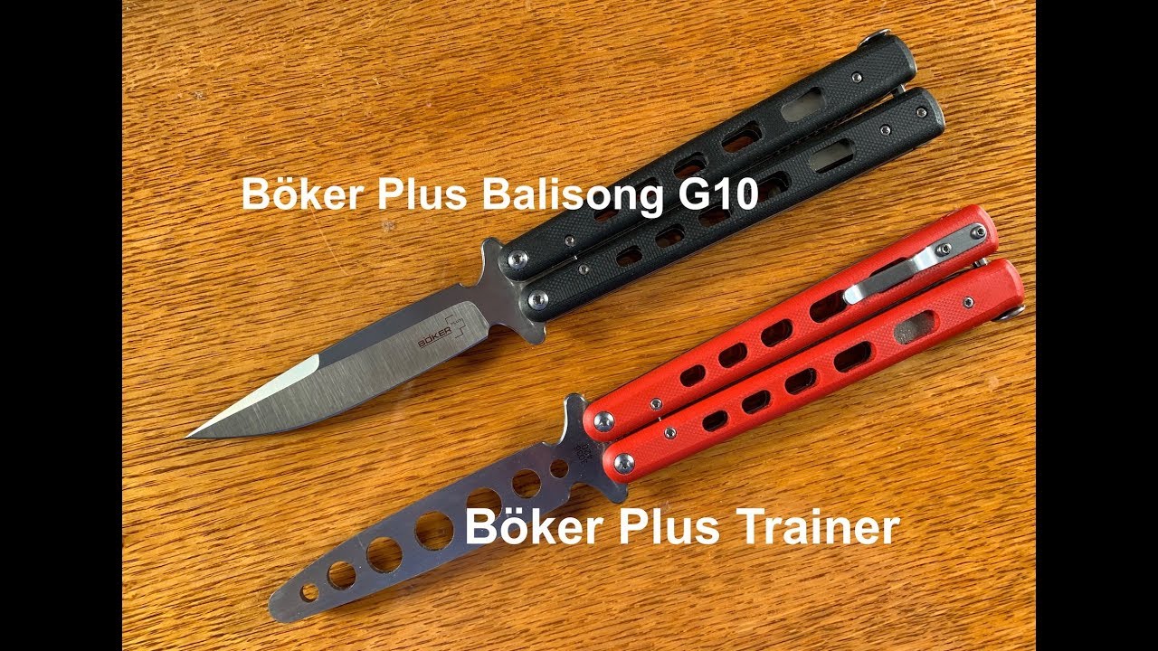 Böker Plus Balisong G10 Large 06EX012 - YouTube
