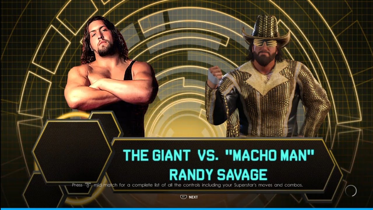 The Giant vs Macho Man Fall Brawl 96. WWE 2K22 - YouTube