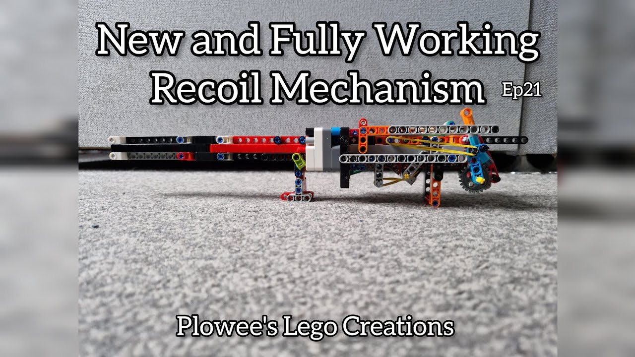 New & Fully Working Recoil Mechanism- Lego Recoiling Cannon Ep21 - YouTube