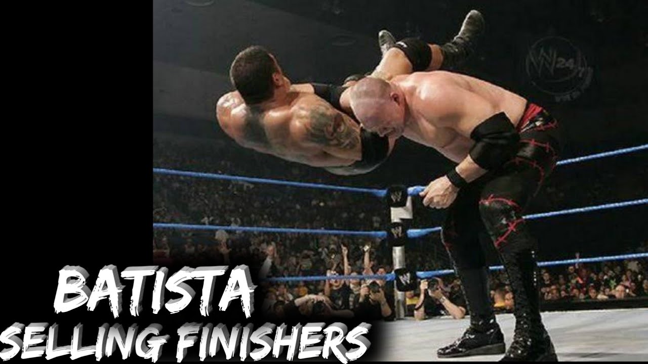 WWE Batista Sells Finishers Compilation 2002-2009 - YouTube