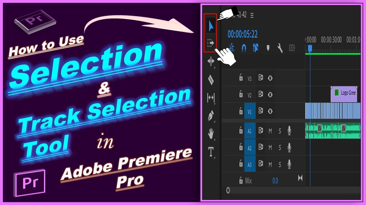 How to Use Selection and Track Selection Tool in Premiere Pro? - YouTube