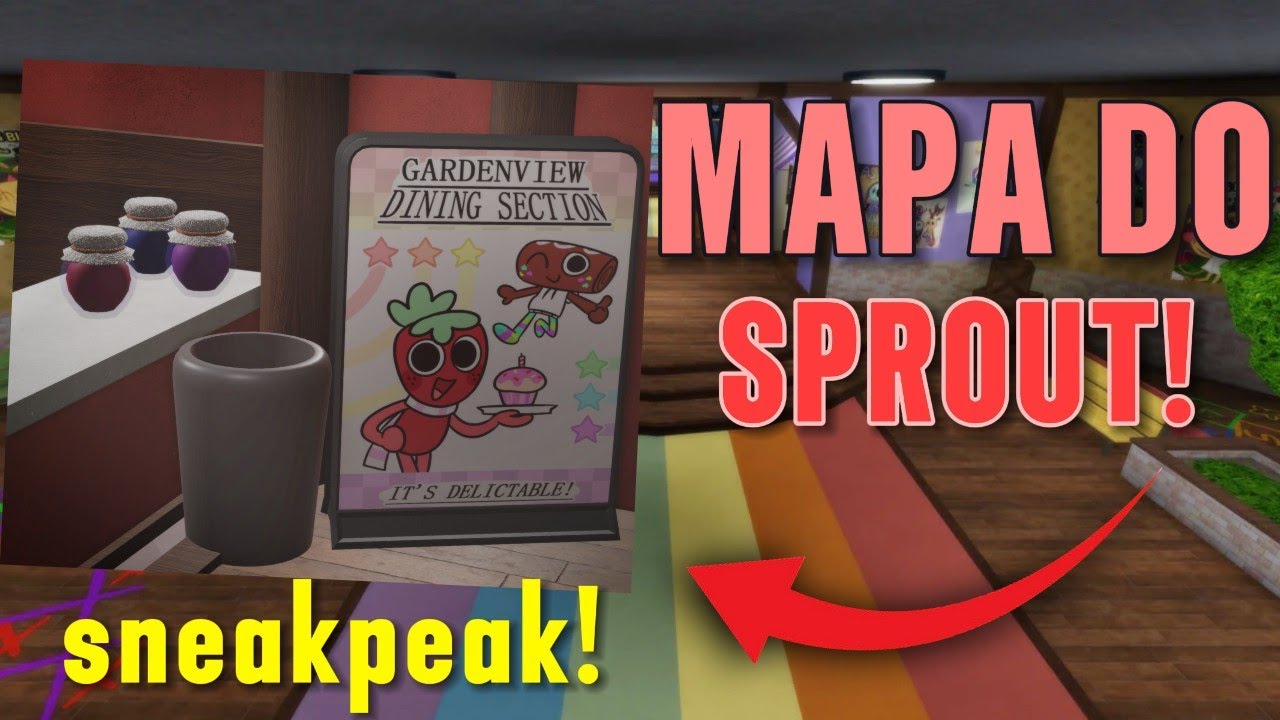 -🍓SNEAK PEAK DO MAPA DO SPROUT! 🍓 - Roblox - Dandys world - - YouTube