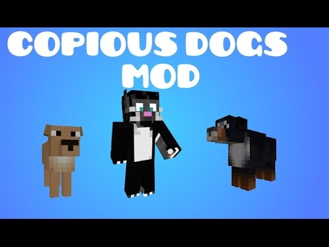 Minecraft Mod Showcase: COPIOUS DOGS - YouTube