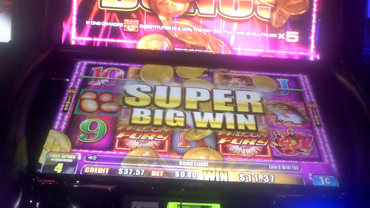 Falcon Fury Slot Machine Bonus - YouTube