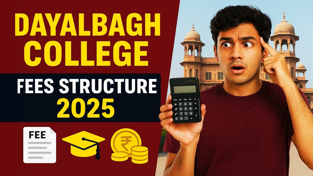 Dayalbagh College Fees Structure For All Courses - YouTube